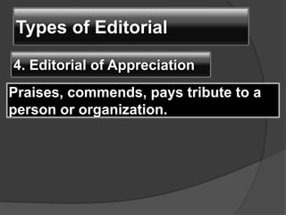 Lesson about Editorial Writing in Journalism.pptx | Publishing Industry ...