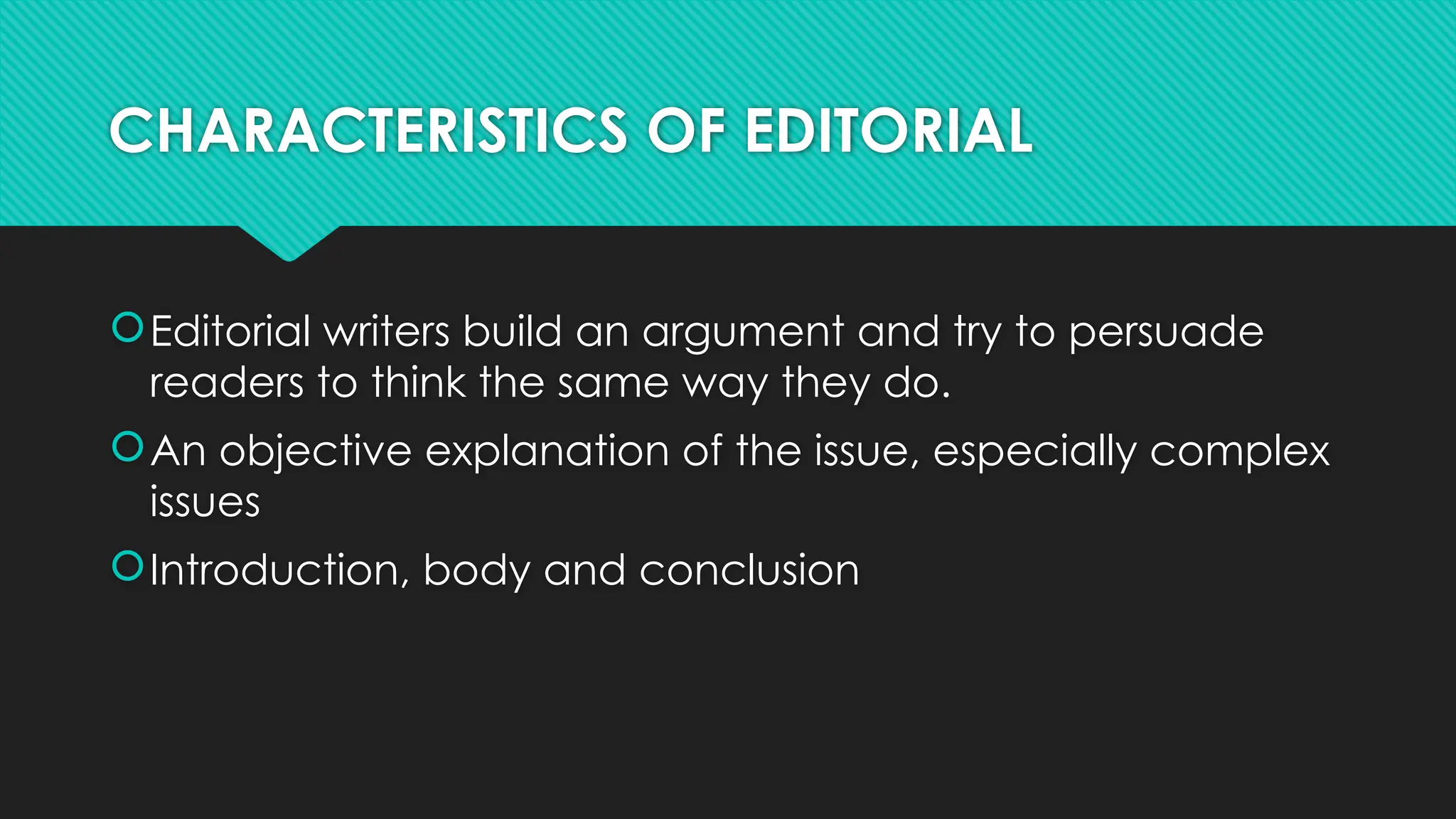 EDITORIAL WRITING POWERPOINTPRESENTATION | PPTX