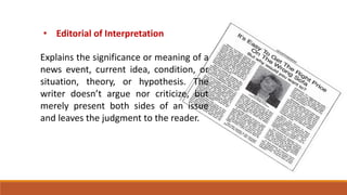 Editorial writing by Kimberly Magdaong | PPTX