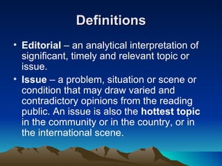 Editorial Writinghernan | PPT