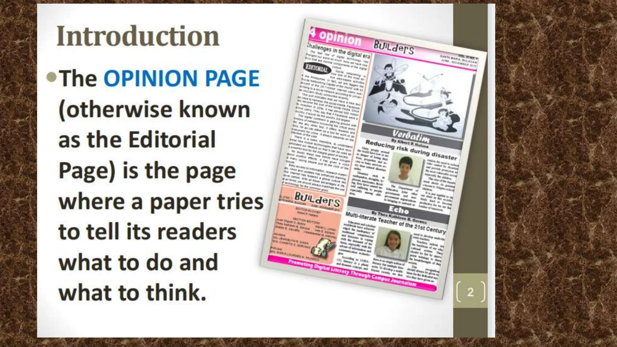 Power Point Presentation on Editorial Writing | PPTX