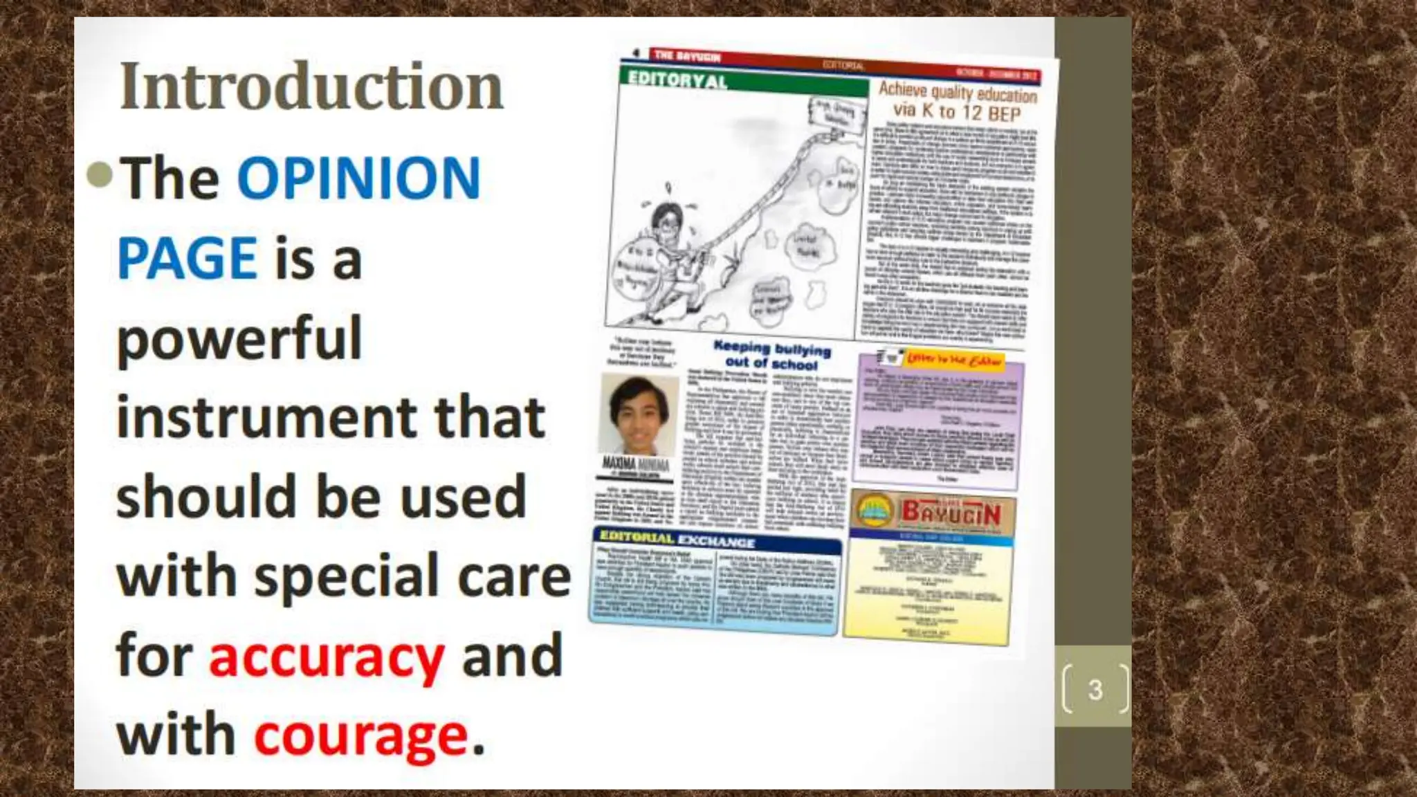 Power Point Presentation on Editorial Writing | PPTX