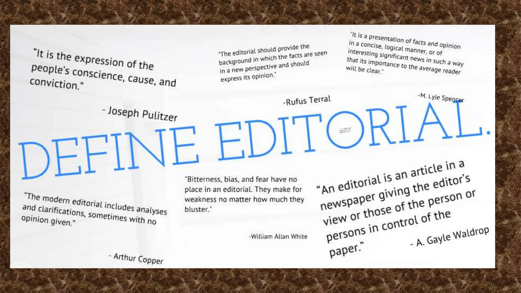 Power Point Presentation on Editorial Writing | PPTX