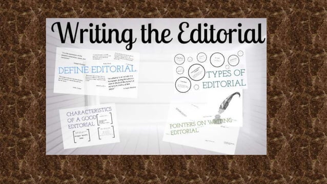 Power Point Presentation on Editorial Writing | PPT
