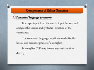 Editor structure | PPTX