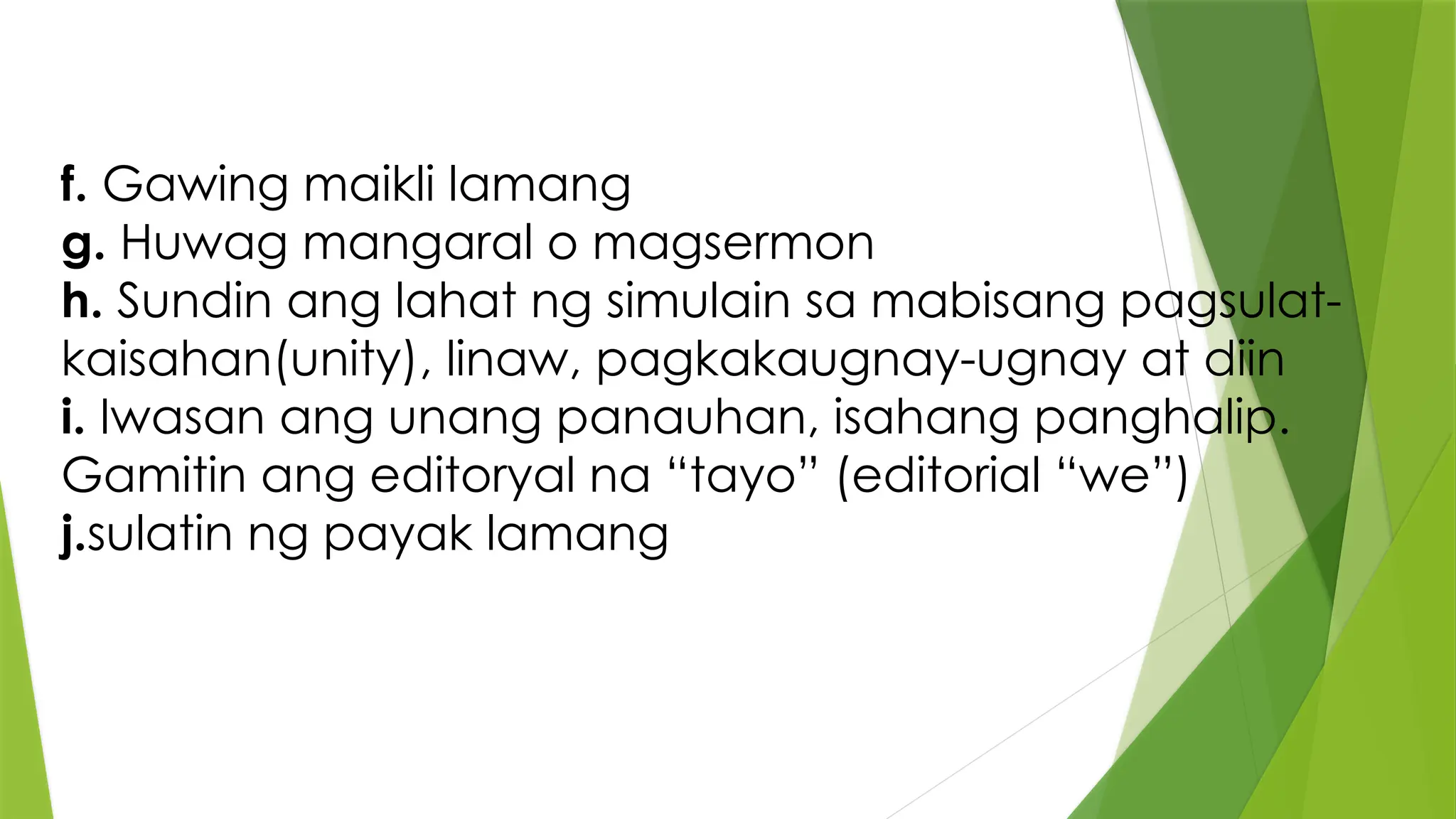 Editoryal-Pangulong Tudling.pptx Filipino SPJ | PPTX