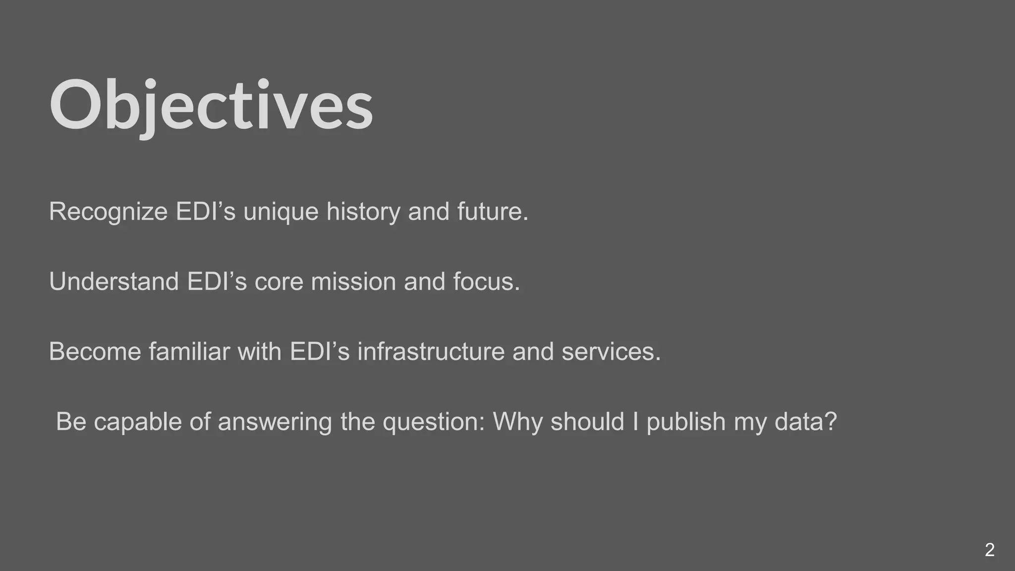 EDI Training Module 2: EDI Project | PPTX | Environmental Services ...