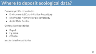 EDI Training Module 12: An Introduction to Metadata and Data Repositories | PPTX | Databases ...