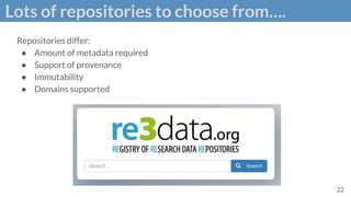EDI Training Module 12: An Introduction to Metadata and Data Repositories | PPTX | Databases ...
