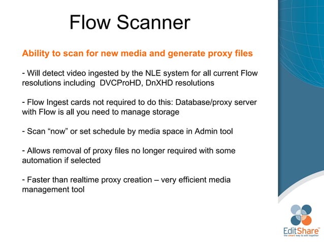 EditShare overview Jan2011 | PPT