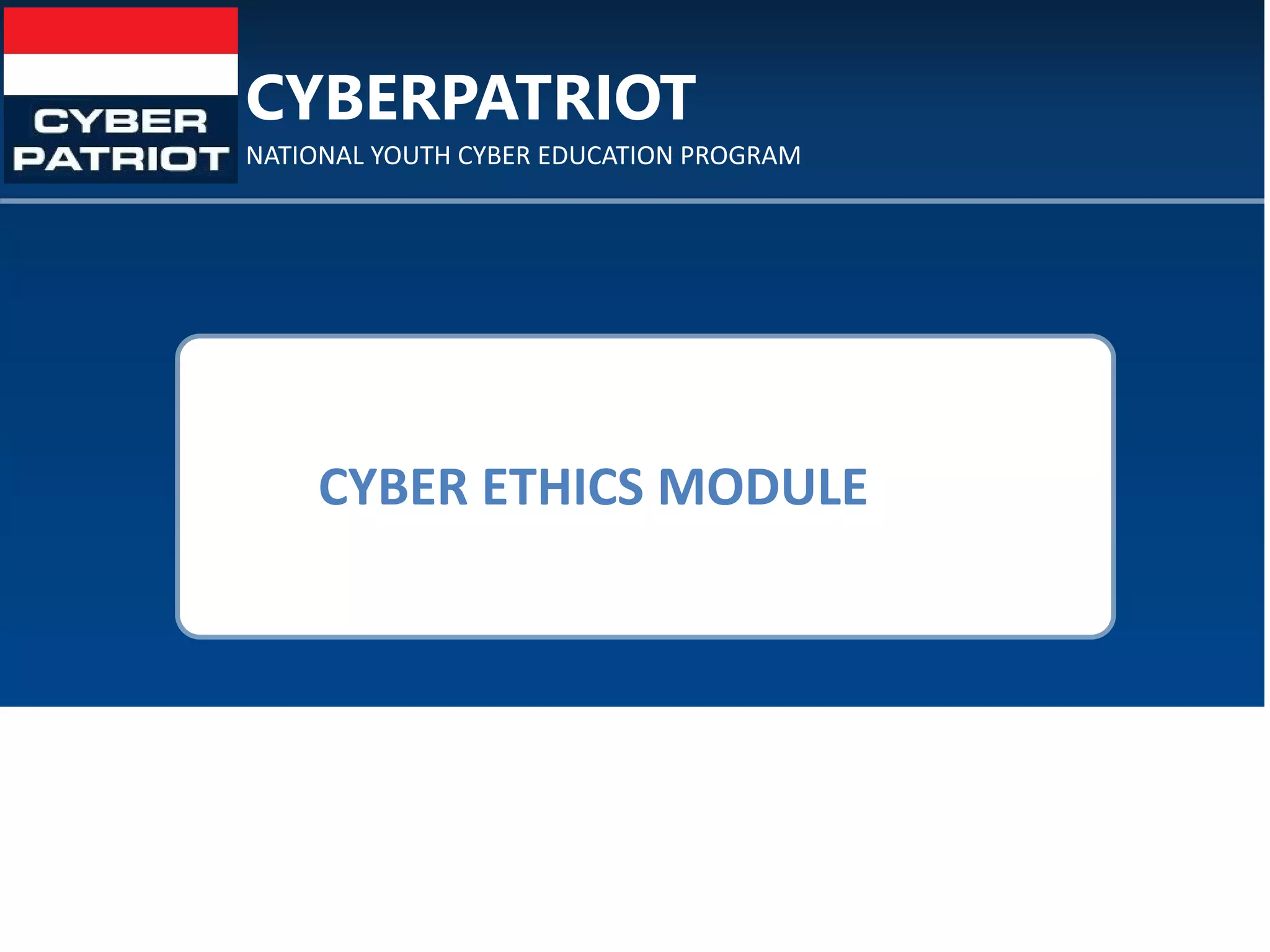 Cyber Ethics | PDF