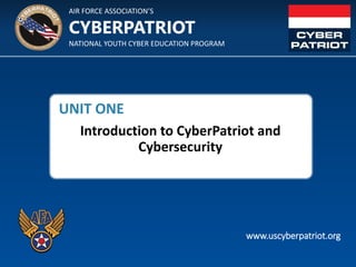 introduction to cyber patriot and cyber security | PDF