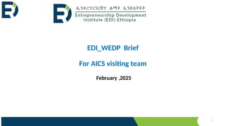 EDI WEDP Brief.ppt bbbbbbbbbbbbbbbbbbbbx | PPTX