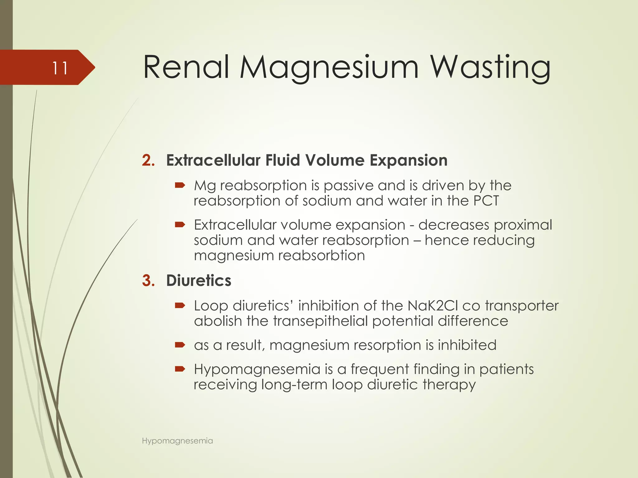Magnesium Homeostasis and disorders | PPTX