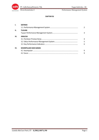 performance management index | PDF