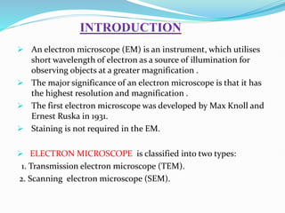 Electron_Microscope-Microbiology_3rd_sem_B.pharm.pptx | Physics | Science