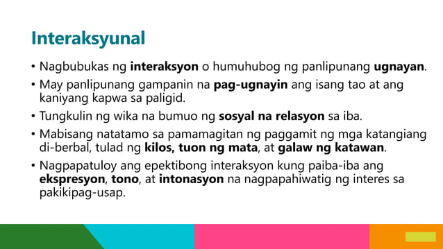 Filipino 11/12 KPWKP - Gamit ng Wika: Interaksyunal at Personal.pdf
