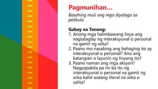Filipino 11/12 KPWKP - Gamit ng Wika: Interaksyunal at Personal.pdf