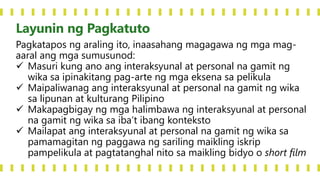 Filipino 11/12 KPWKP - Gamit ng Wika: Interaksyunal at Personal.pdf