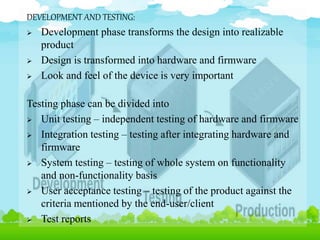 EDLC-EMBEDDED PRODUCT DEVELOPMENT LIFE CYCLE | PPTX