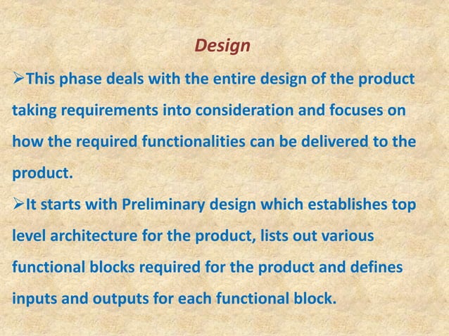 Embedded Product Development Life Cycle(EDLC) | PPTX