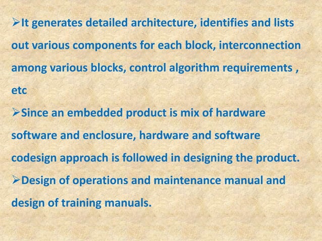 Embedded Product Development Life Cycle(EDLC) | PPTX