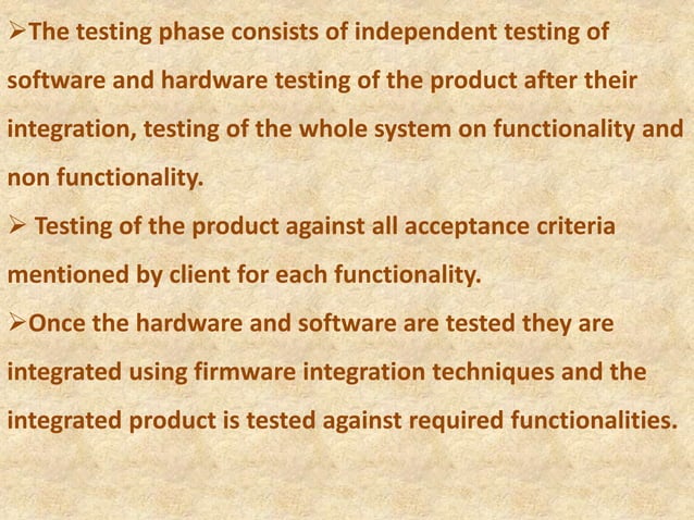 Embedded Product Development Life Cycle(EDLC) | PPTX