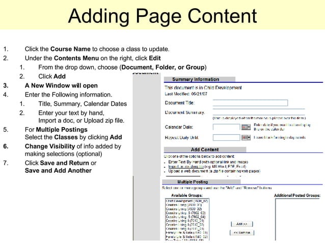 Edline Early Bird Training Doc(2) | PPT
