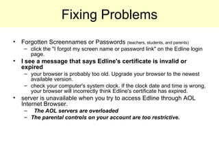 Edline Early Bird Training Doc(2) | PPT