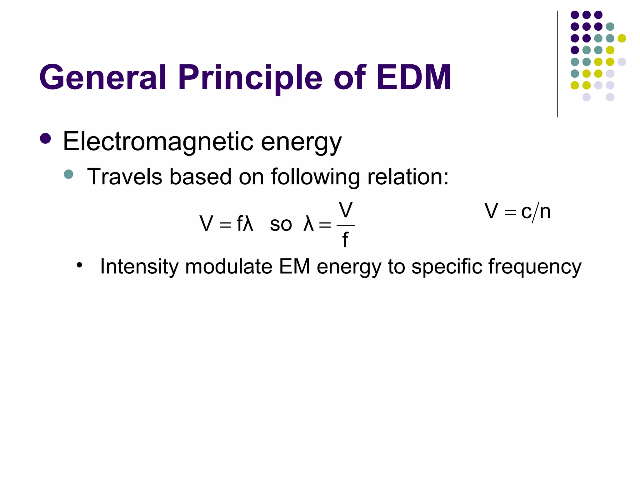 EDM ( Electronic distance meter) | PPT