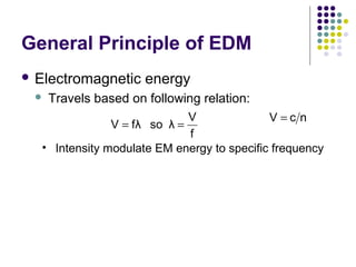EDM ( Electronic distance meter) | PPT