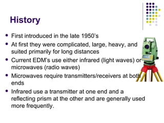 EDM ( Electronic distance meter) | PPT