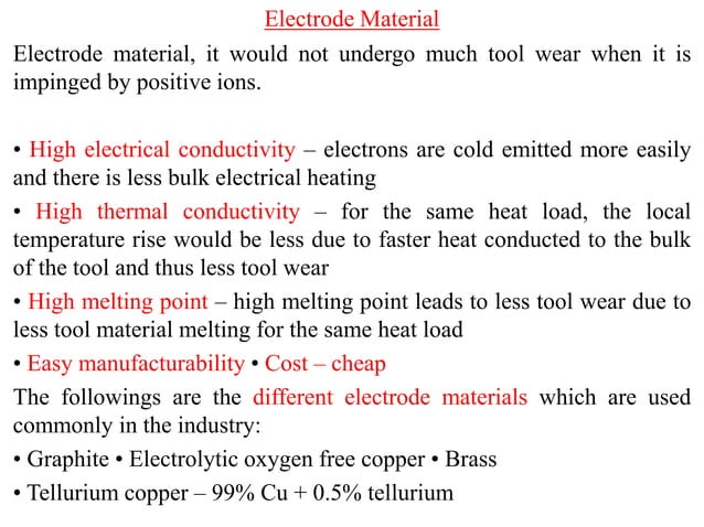 Electro Discharge Machining (EDM) | PPTX | Chemistry | Science