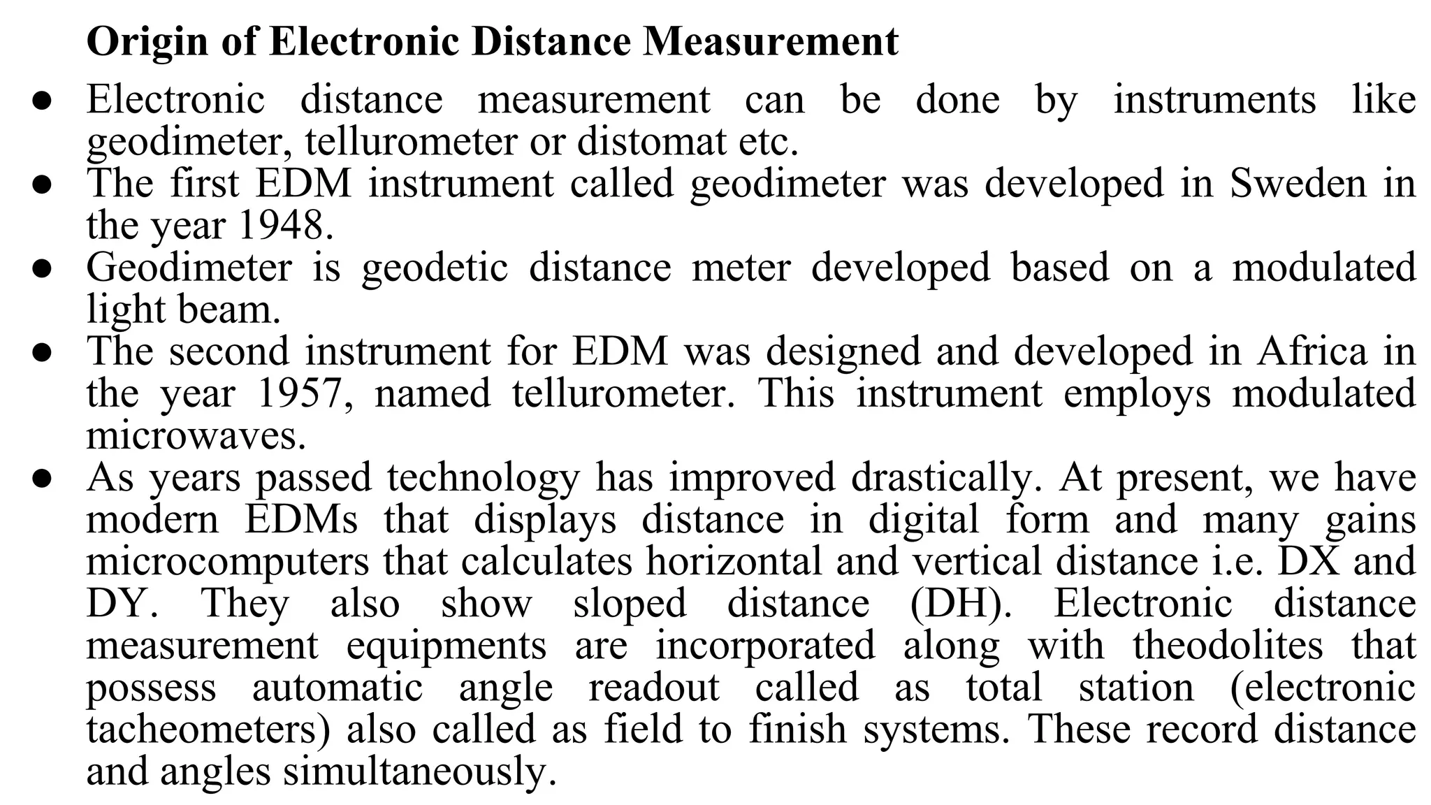 EDM-Electronic Distance Measurement by Denis Jangeed.pptx