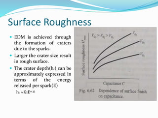 Edm surface finish and machining accuracy | PPTX
