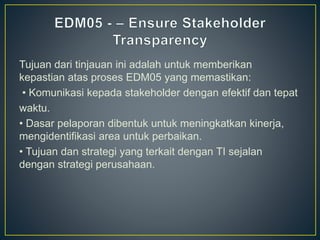 Edm05 ensuring stakeholder transparency | PPT