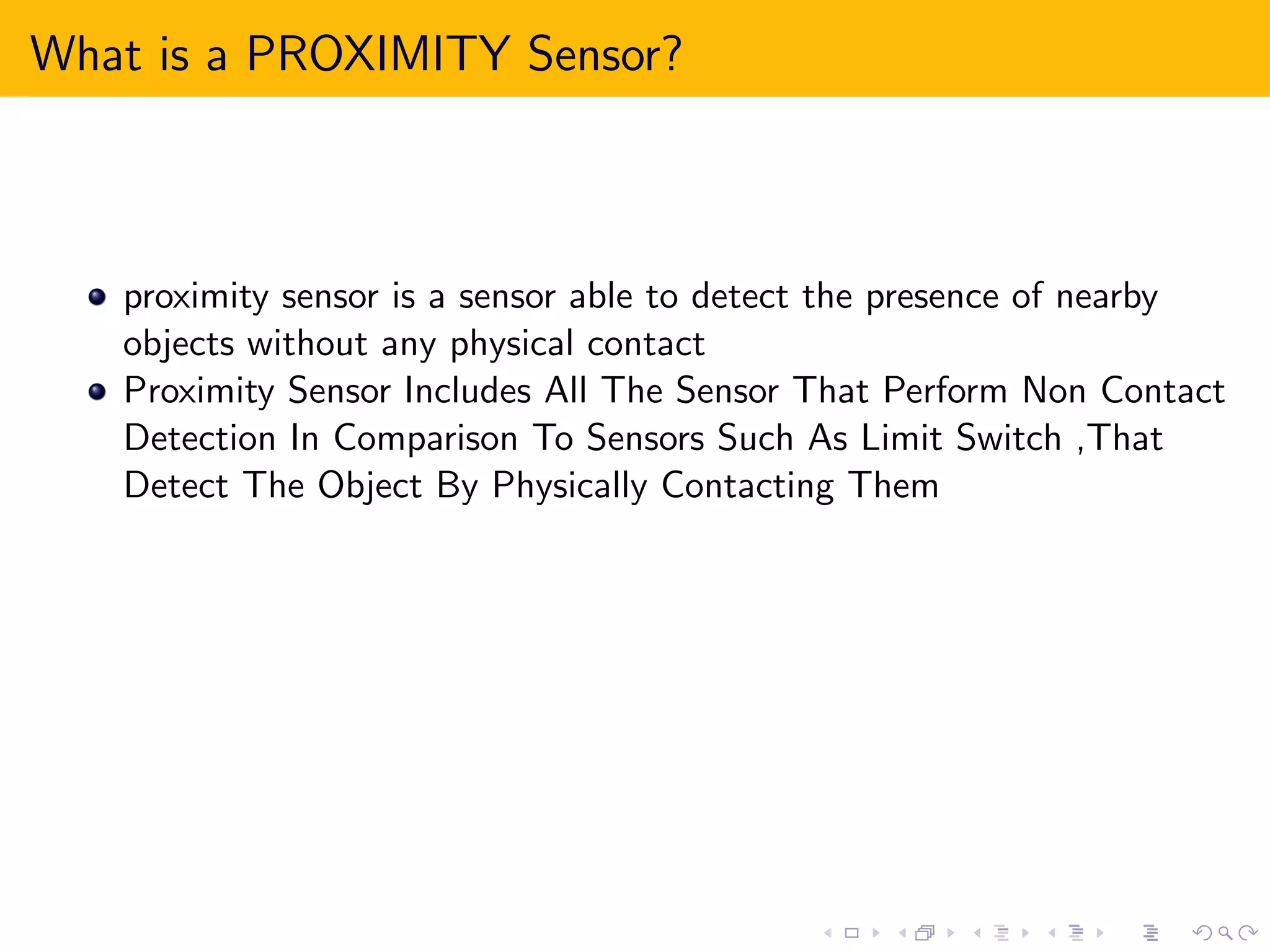 proximity sensors ppt | PDF