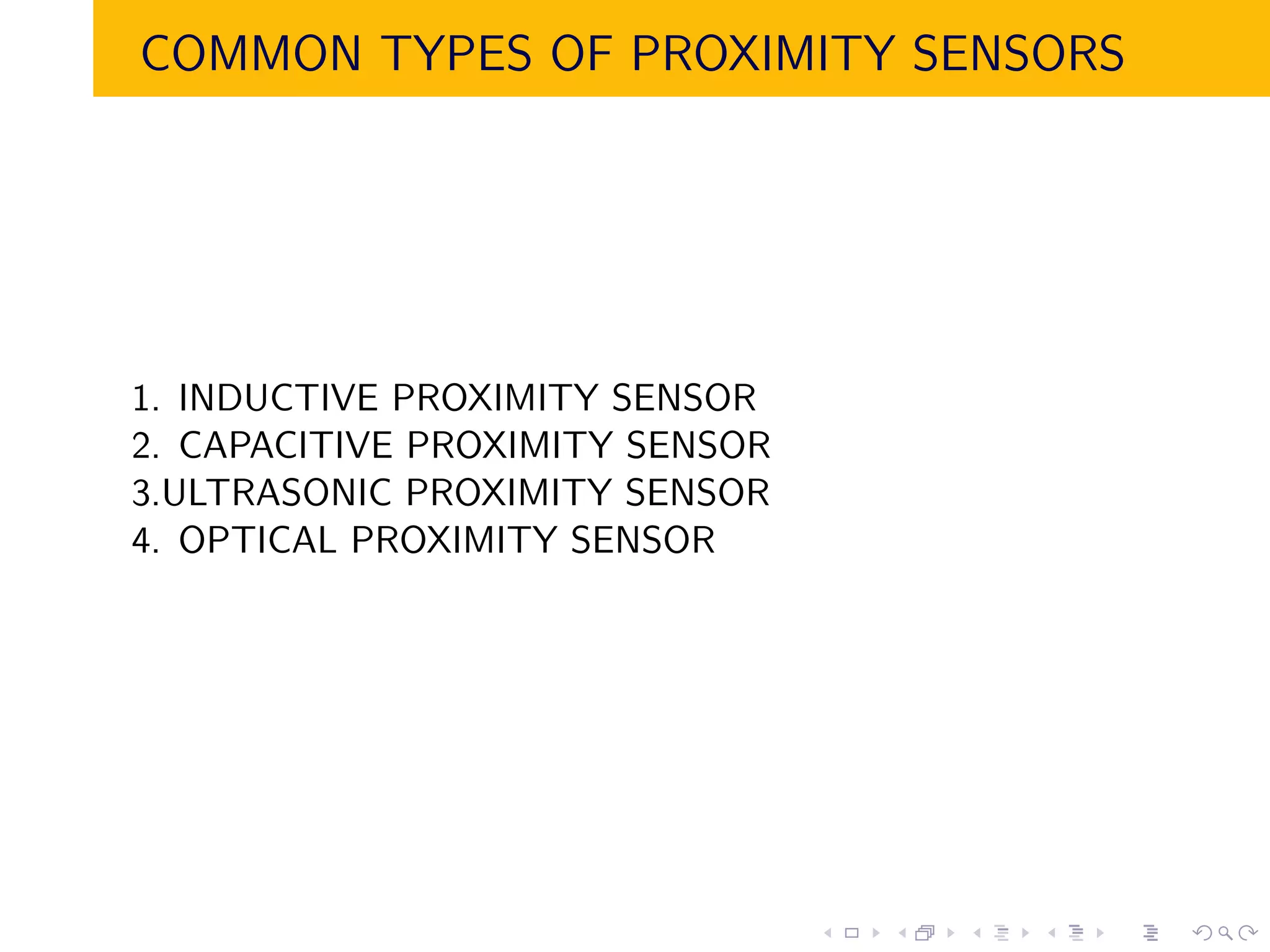 proximity sensors ppt | PDF