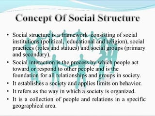 social structure | PPTX