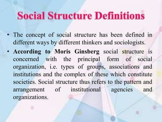 social structure | PPTX