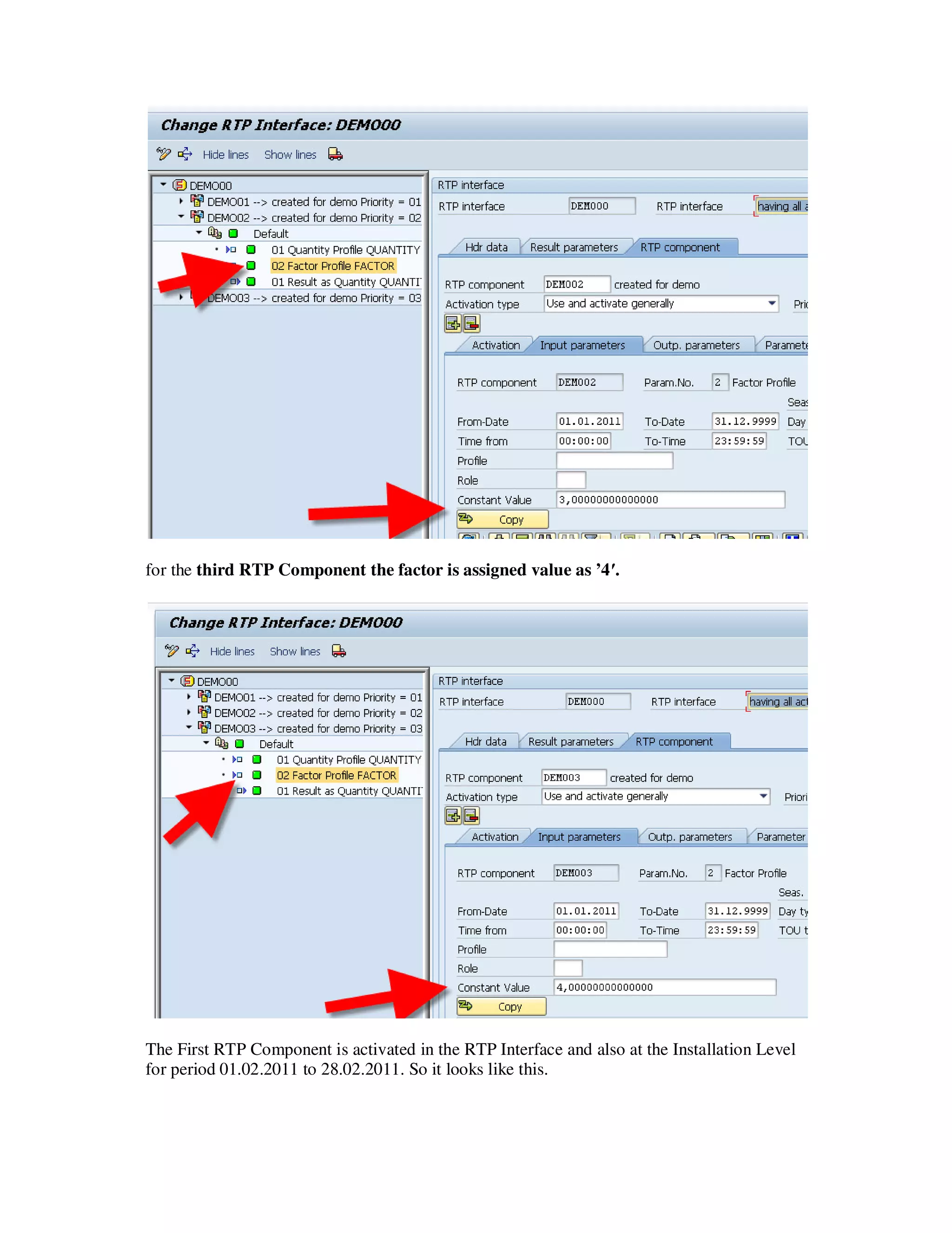 EDM Activation of RTP Components II | PDF