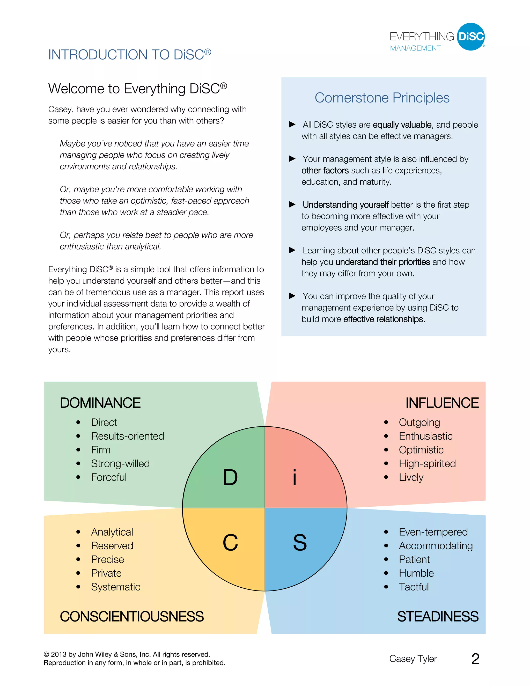 Everything DiSC® Management Profile | PDF