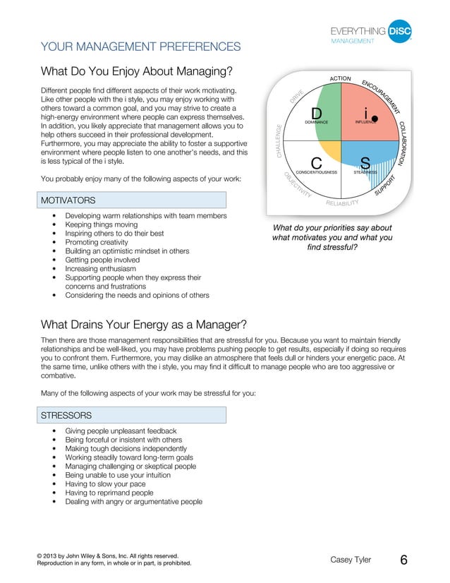 Everything DiSC® Management Profile | PDF