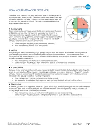 Everything DiSC management sample report | PDF