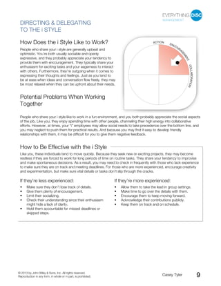 Everything DiSC management sample report | PDF