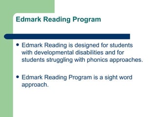 Edmark power point | PPT