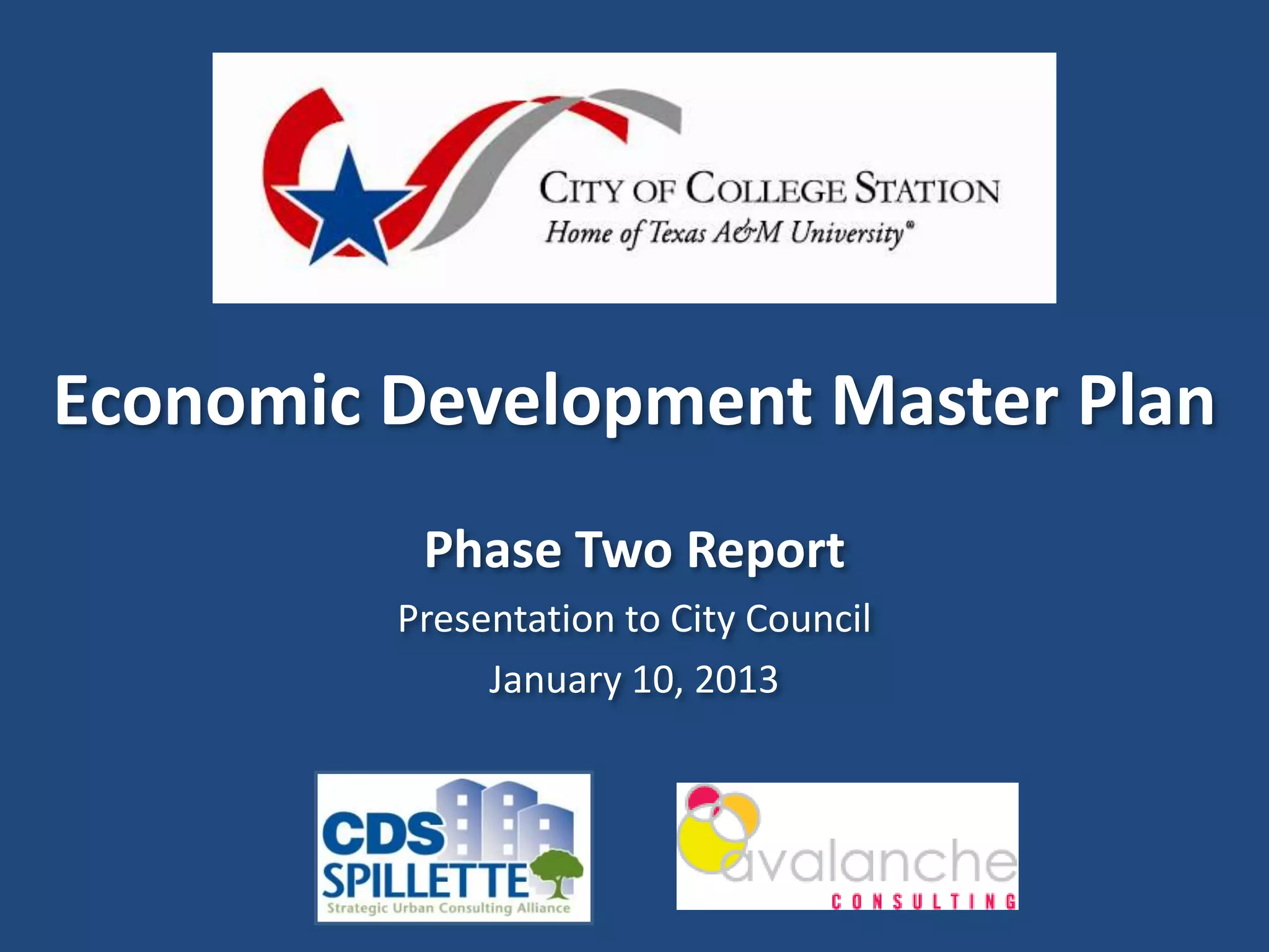 Economic Development Plan Phase II Update | PPTX | Developmental Sites ...