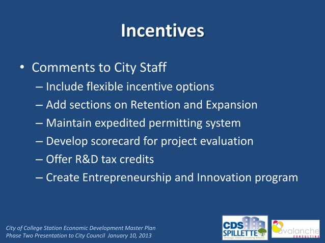 Economic Development Plan Phase II Update | PPT