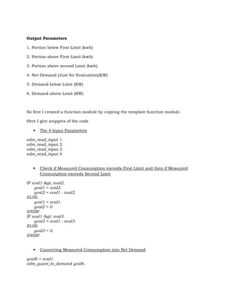 EDM Creating Formulas for Formula Profile & RTP Interface | PDF