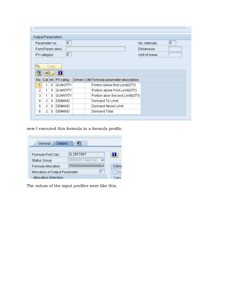 EDM Creating Formulas for Formula Profile & RTP Interface EDM Creating Formulas for Formula Profile & RTP Interface